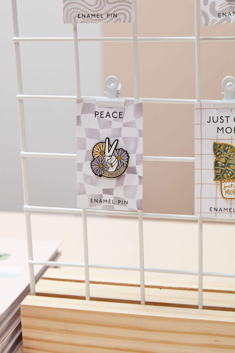 Peace Enamel Pin – Urban Botany